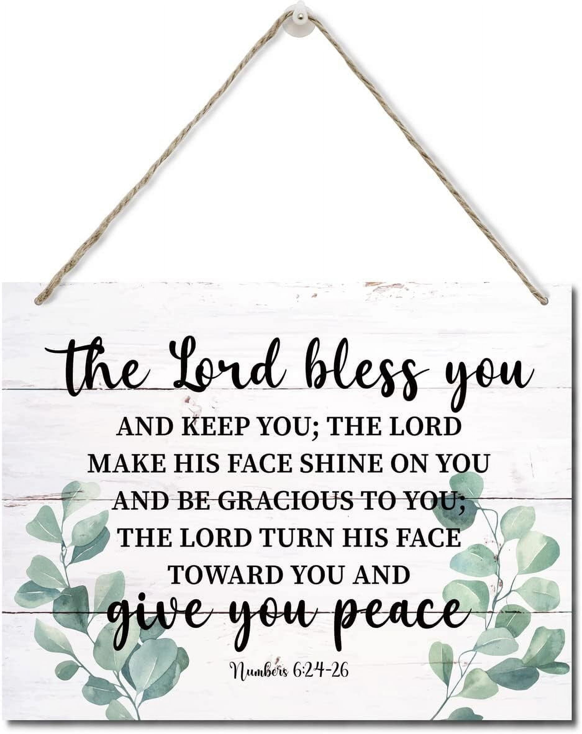 Zomyto Bible Verse Decor, Home Wall Decor The Lord Bless You And Keep ...