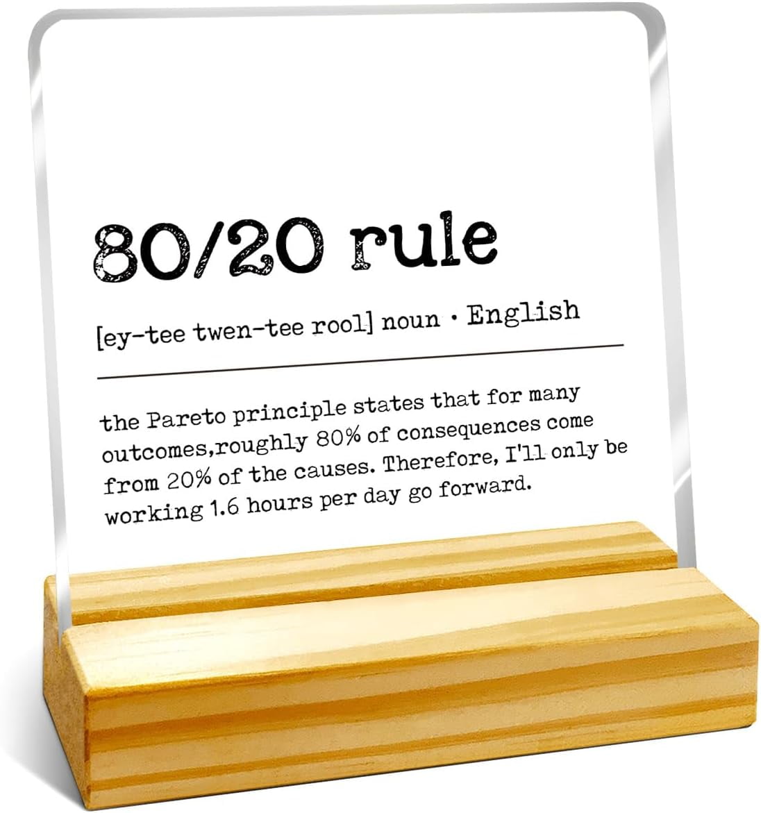 Zomyto Funny Office Acrylic Sign,Humorous Office Desk Decor,Sarcastic ...