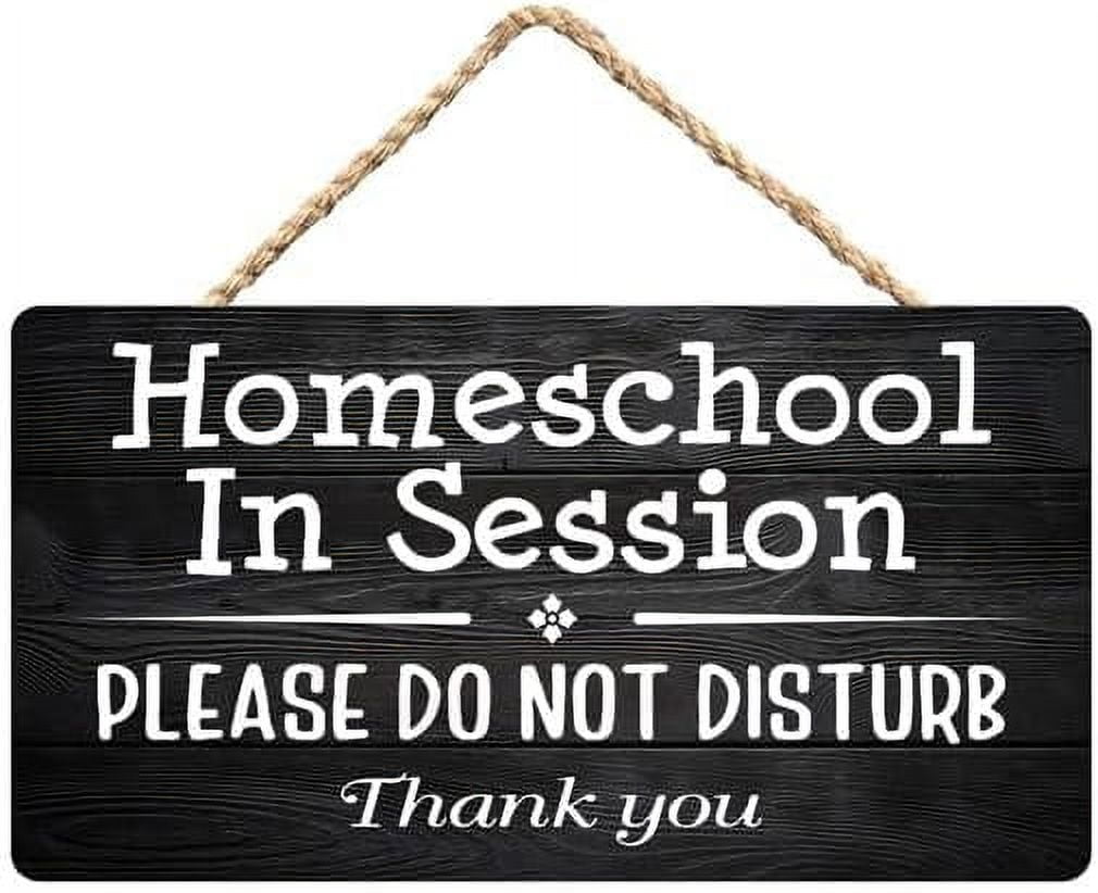 Zomyto Home school Sign,Home school In Session,Please Do Not Disturb ...