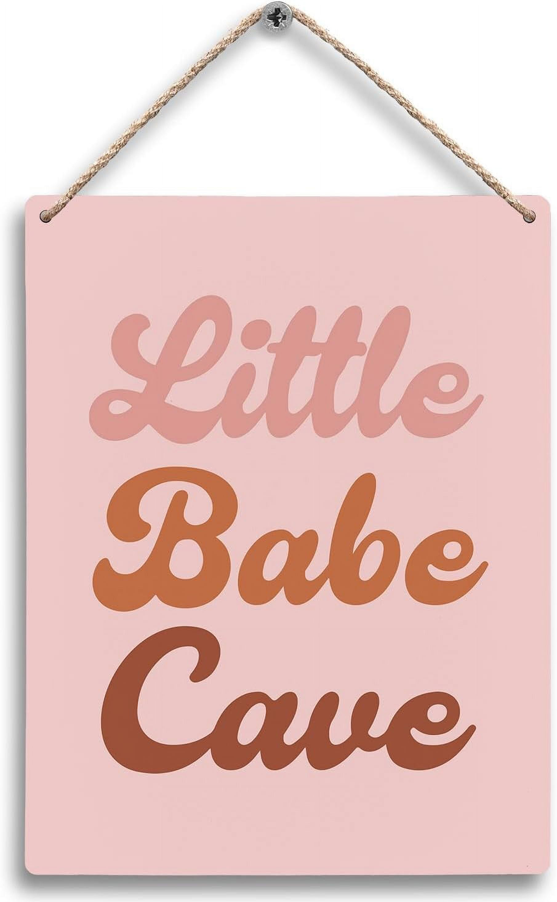 Zomyto Pink Baby Girl Nursery Hanging Wooden Signs 8x10, Baby Girl Room ...