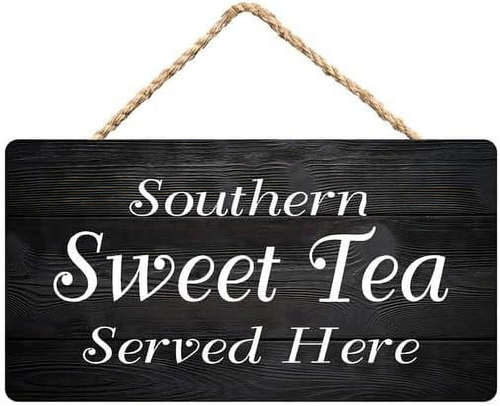 Zomyto Sweet Tea Sign,Southern Sweet Tea Served Here,Rustic Wooden ...