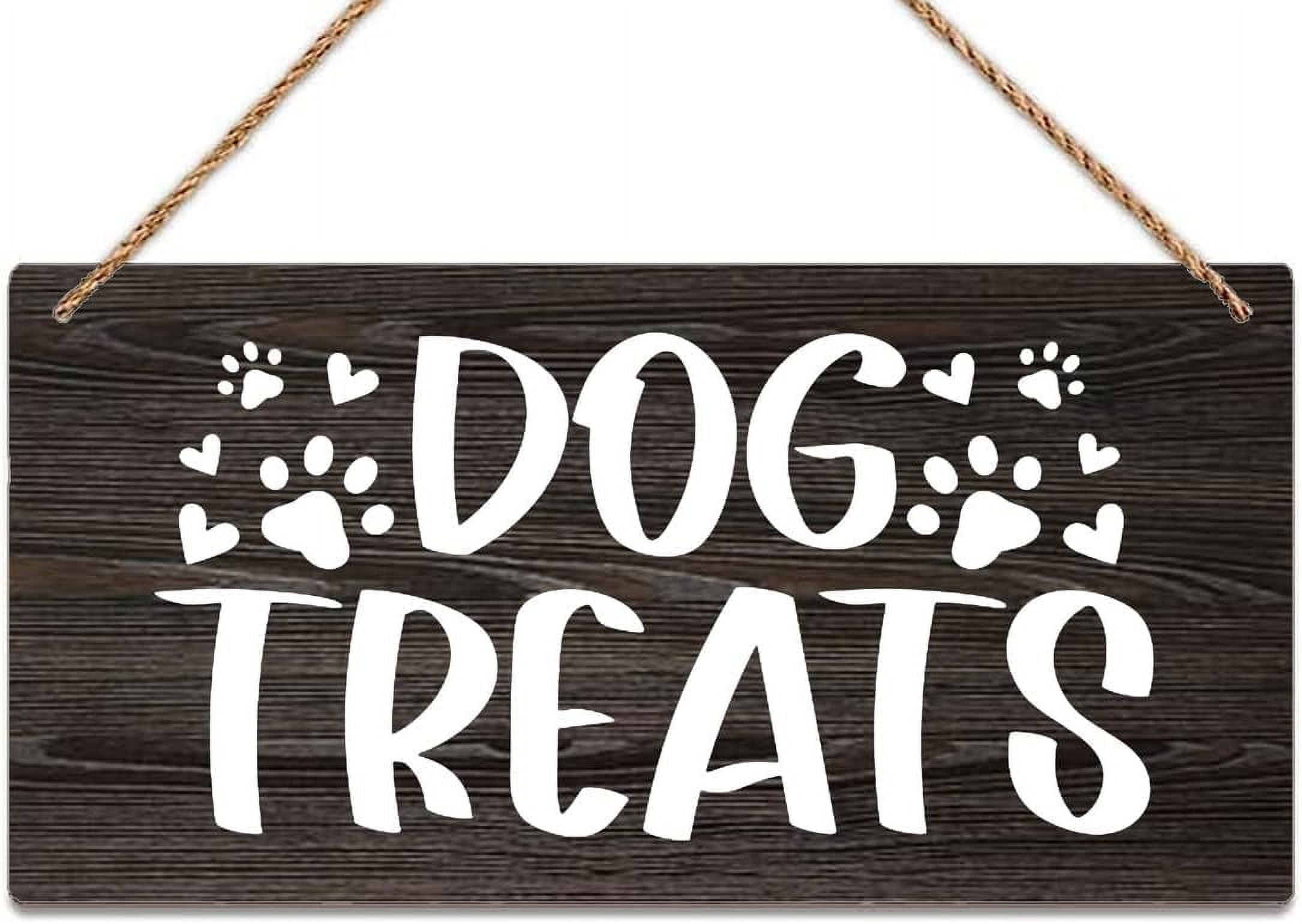 Zomyto Wall Art Decor Wooden Sign Dog Treat Sign Treat Sign Dog Bone ...