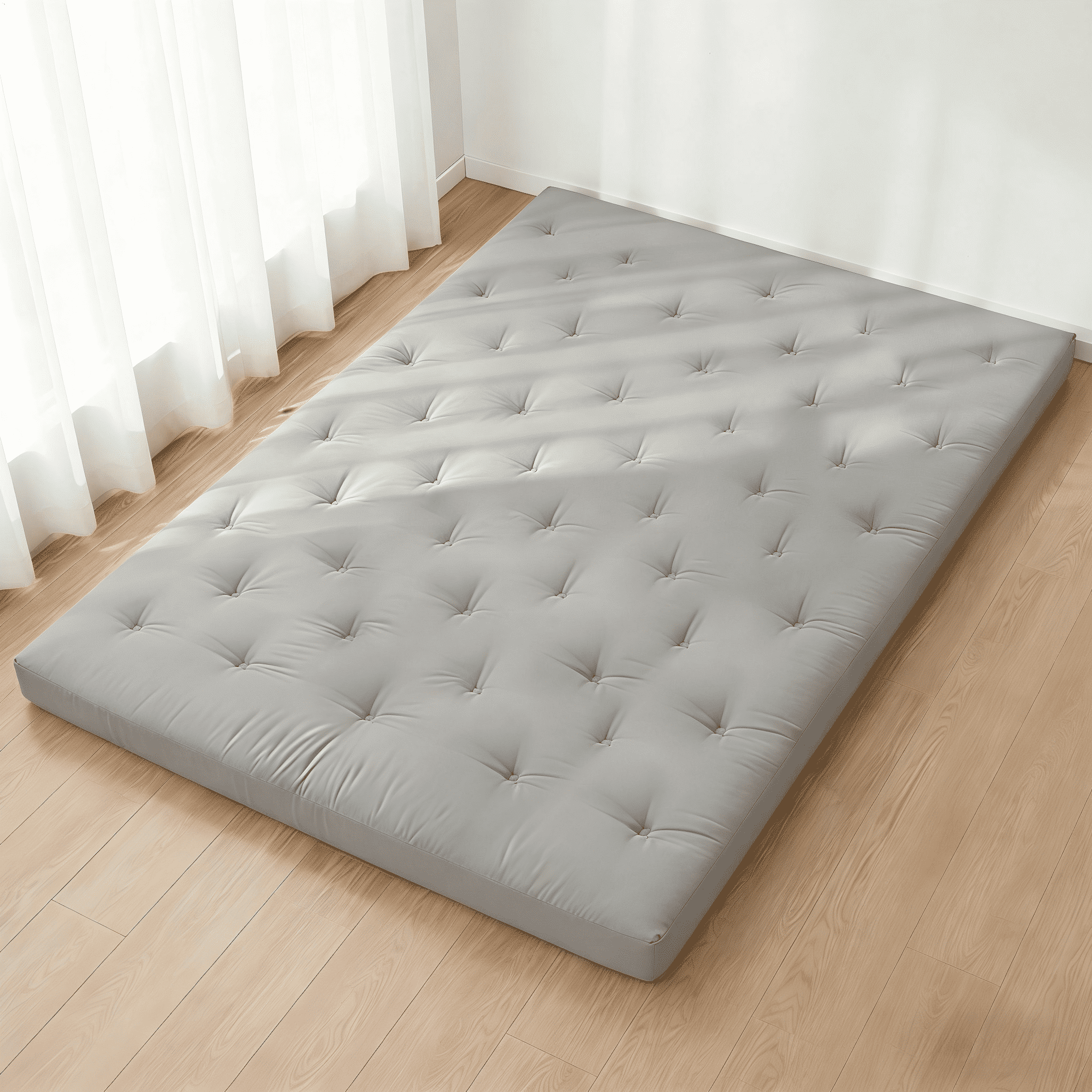 ZonLi Japanese Floor Futon Mattress Full Size 75"x 54", 100% Cotton ...