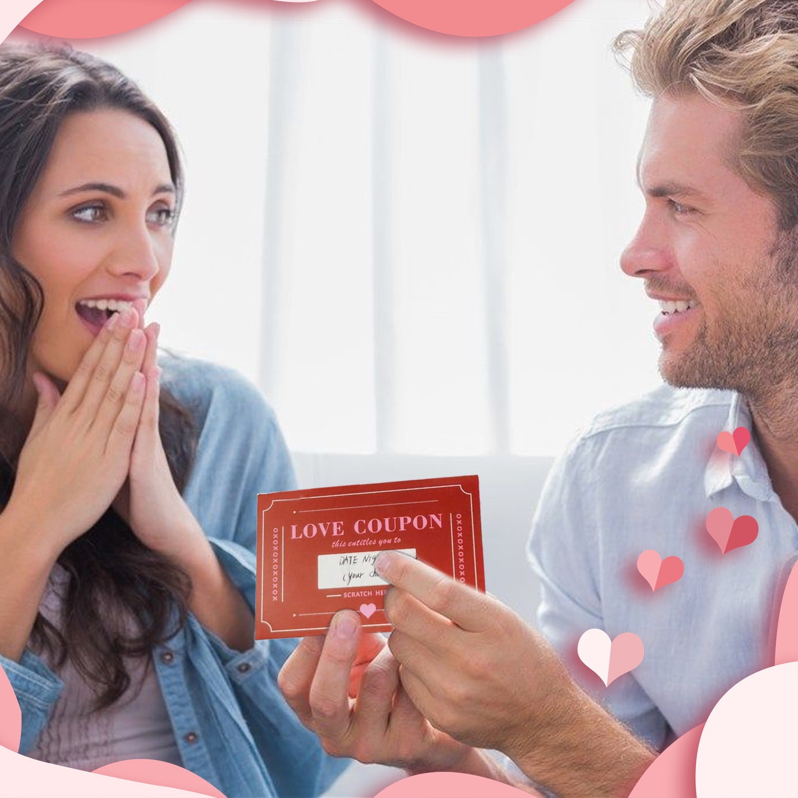 Zonao 20 PCS Valentine's Day Scratch Off Greeting Cards-DIY Romantic ...