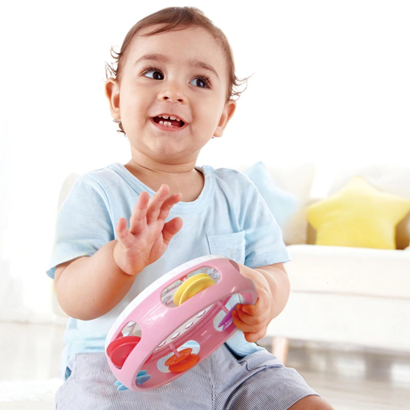 Zonao Children Clapping Tambourine Kids Toys Hand Drums for Kids ...