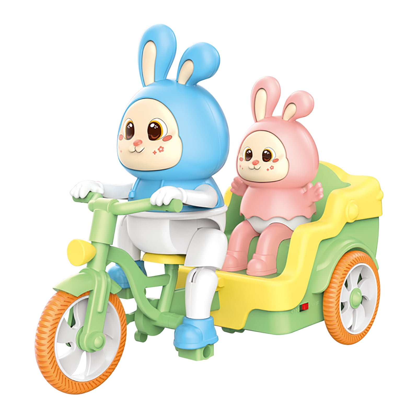 Zonao Electric Bunny Tricycle for Kids-Adorable 12V Powered Ride-On Toy ...