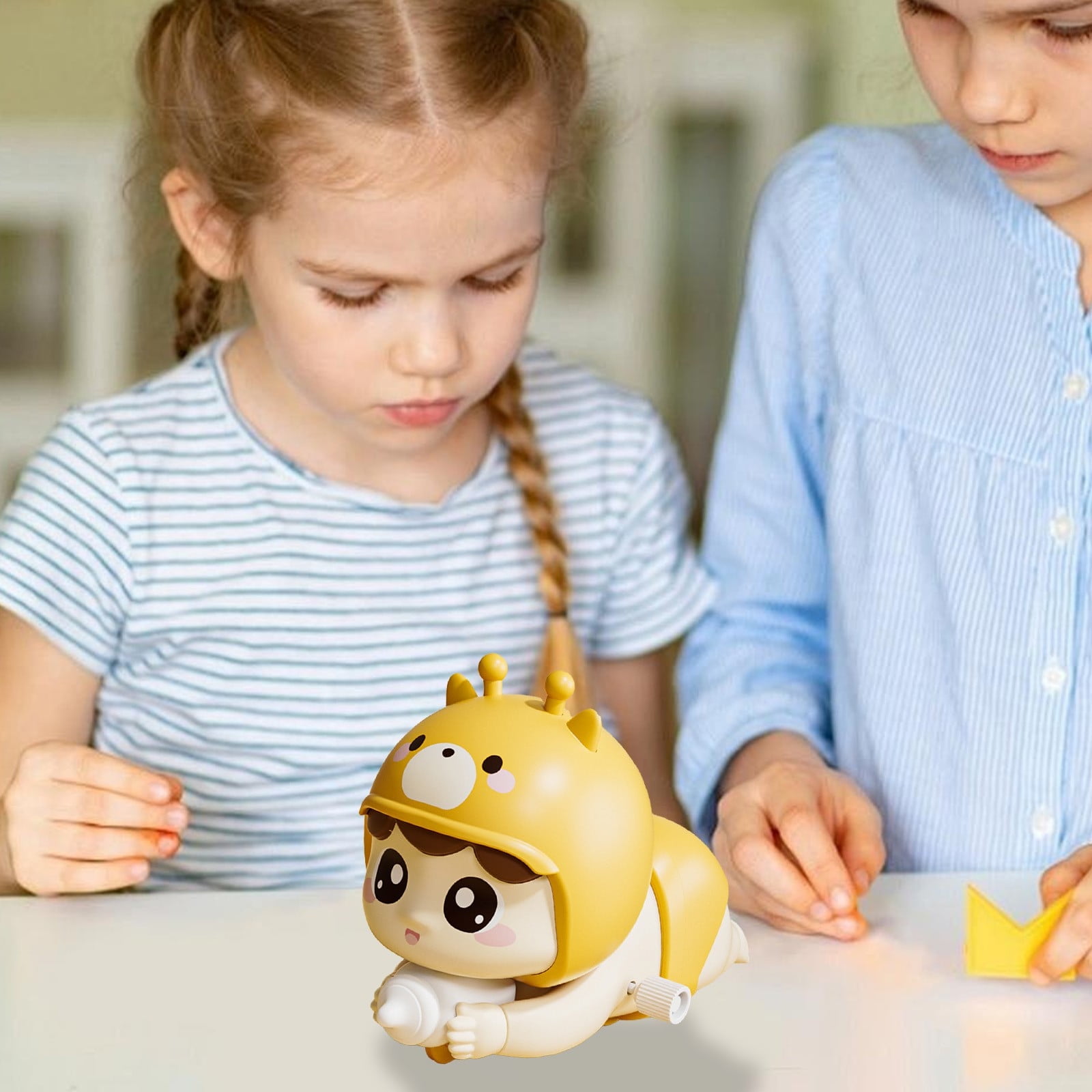 Zonao Mini Baby Duck Clockwork Crawling Toy-Head-up Exercises & Tummy ...