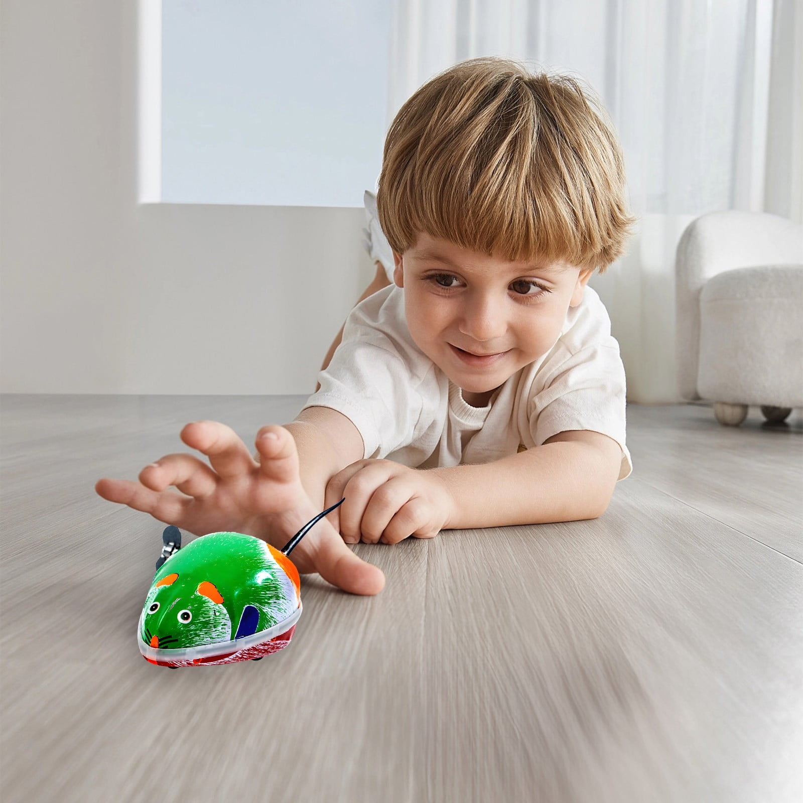 Zonao Mouse Wind up Toy Classic Clockwork Toy Vintage Tin Toy Mouse Collection Decoration Gifts ...