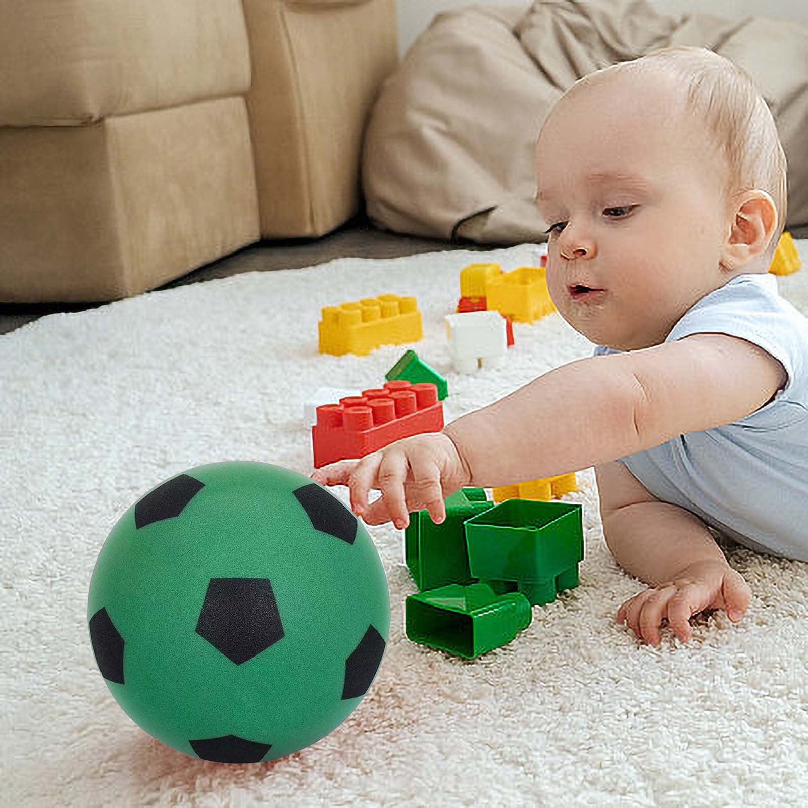 Zonao Silent Foam Football,Indoor Soft Soccer Ball,Kids Lightweight ...