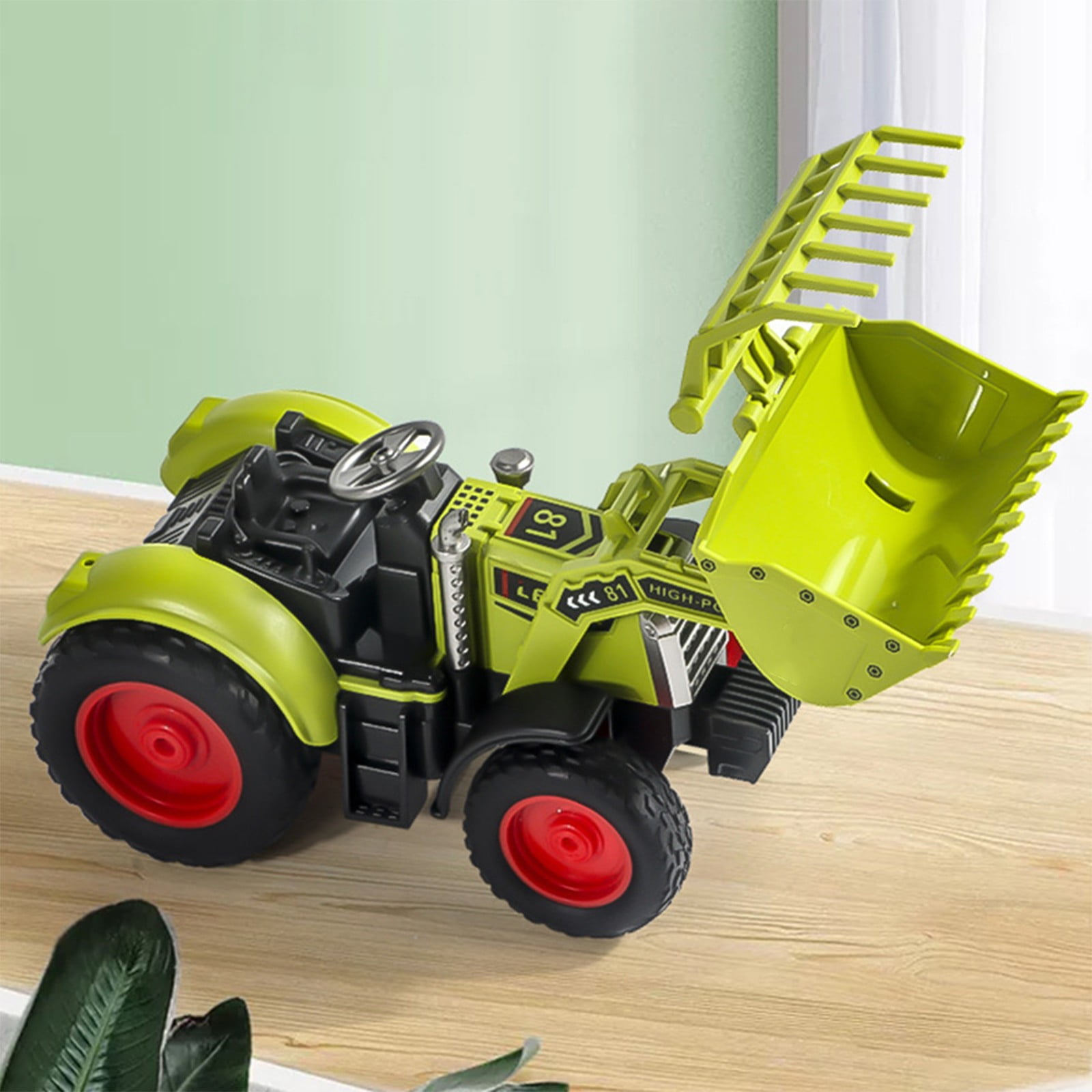 Zonao Wheel Loader Toy,Inertial Power,Children's Toy,Plastic,Moveable ...