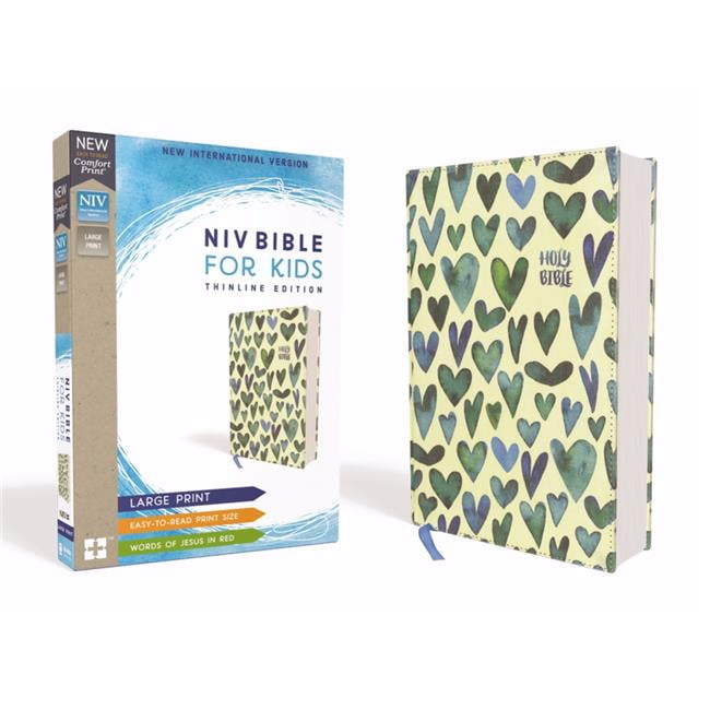 ZonderKidz 171514 NIV Thinline Bible for Kids - Large Print - Comfort ...