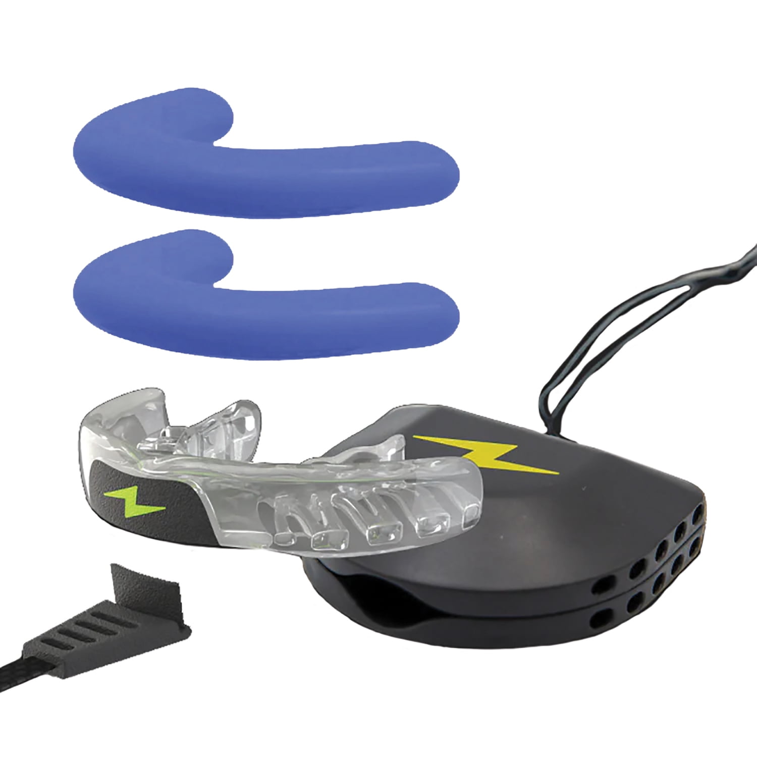 Zone Mouthguard Impact EVA and PVS Athletic Guard Starter Kit, No Flavor (Youth, Cobalt Blue ...