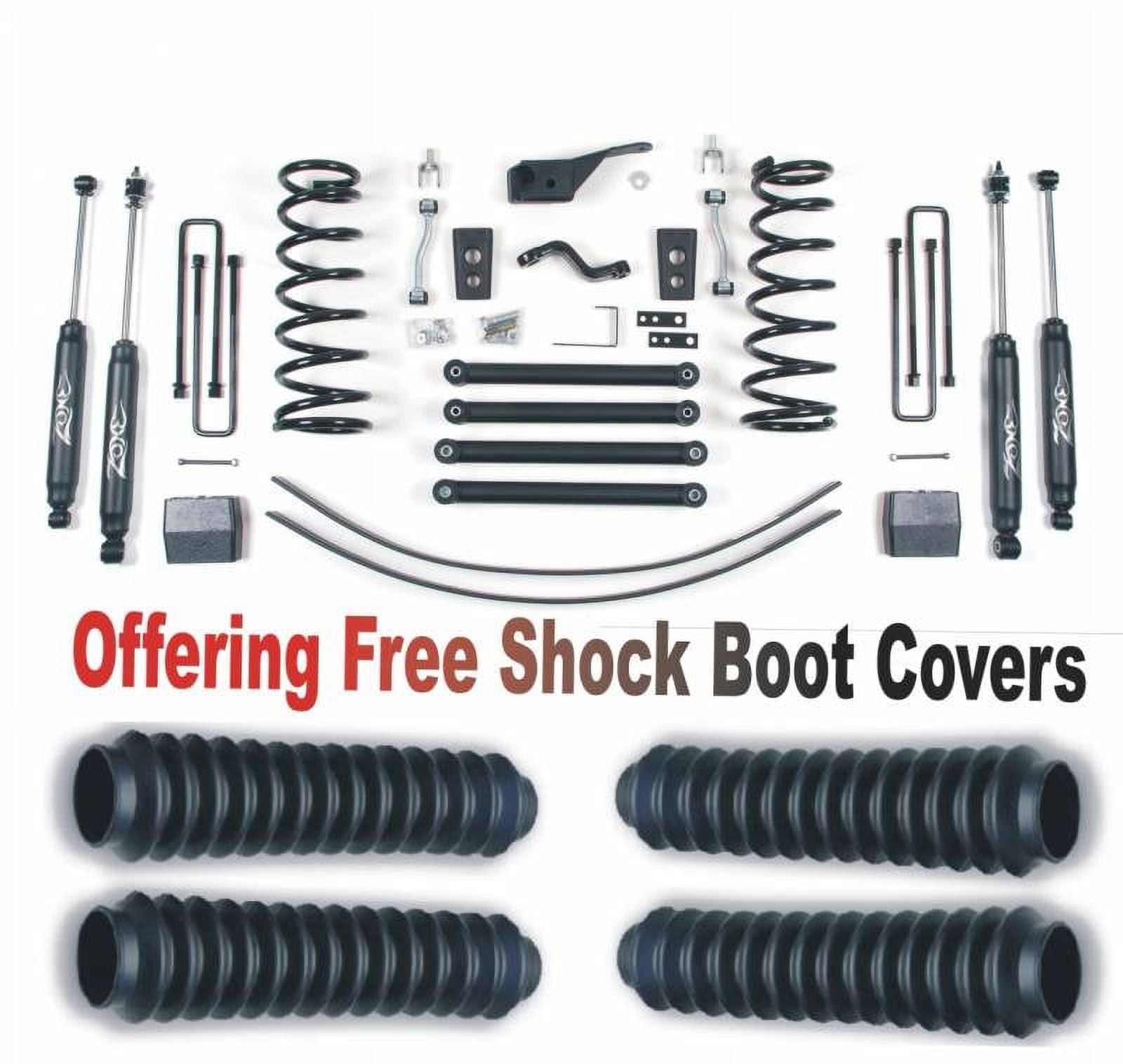 Zone OffRoad 2000-2001 Dodge Ram 1500 5in Suspension System With Free ...