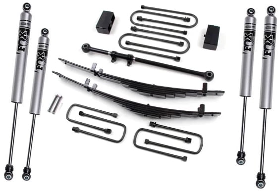 Zone Offroad 4" Leaf Spring Lift Kit,Fox Shocks,00-05 Ford Excursion ...