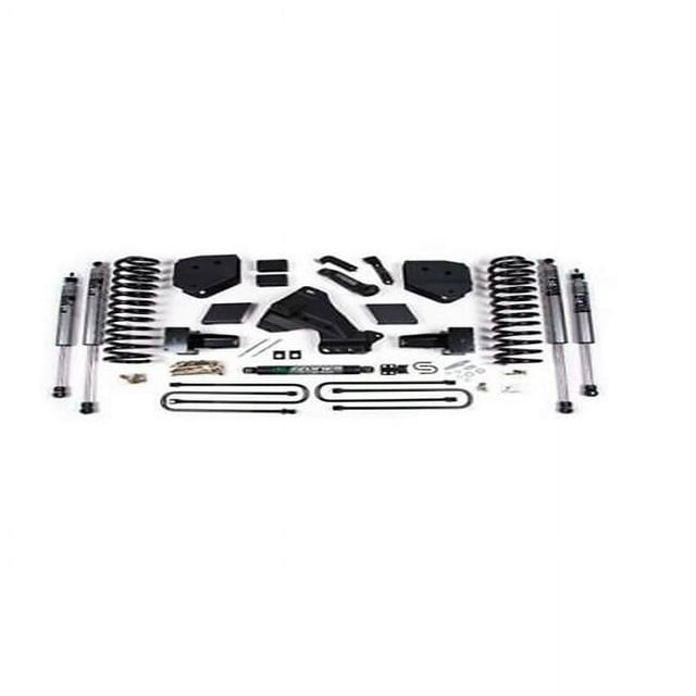 Zone Offroad 4 in. Dually Fox Adv Shocks Gas Suspension Lift System for ...