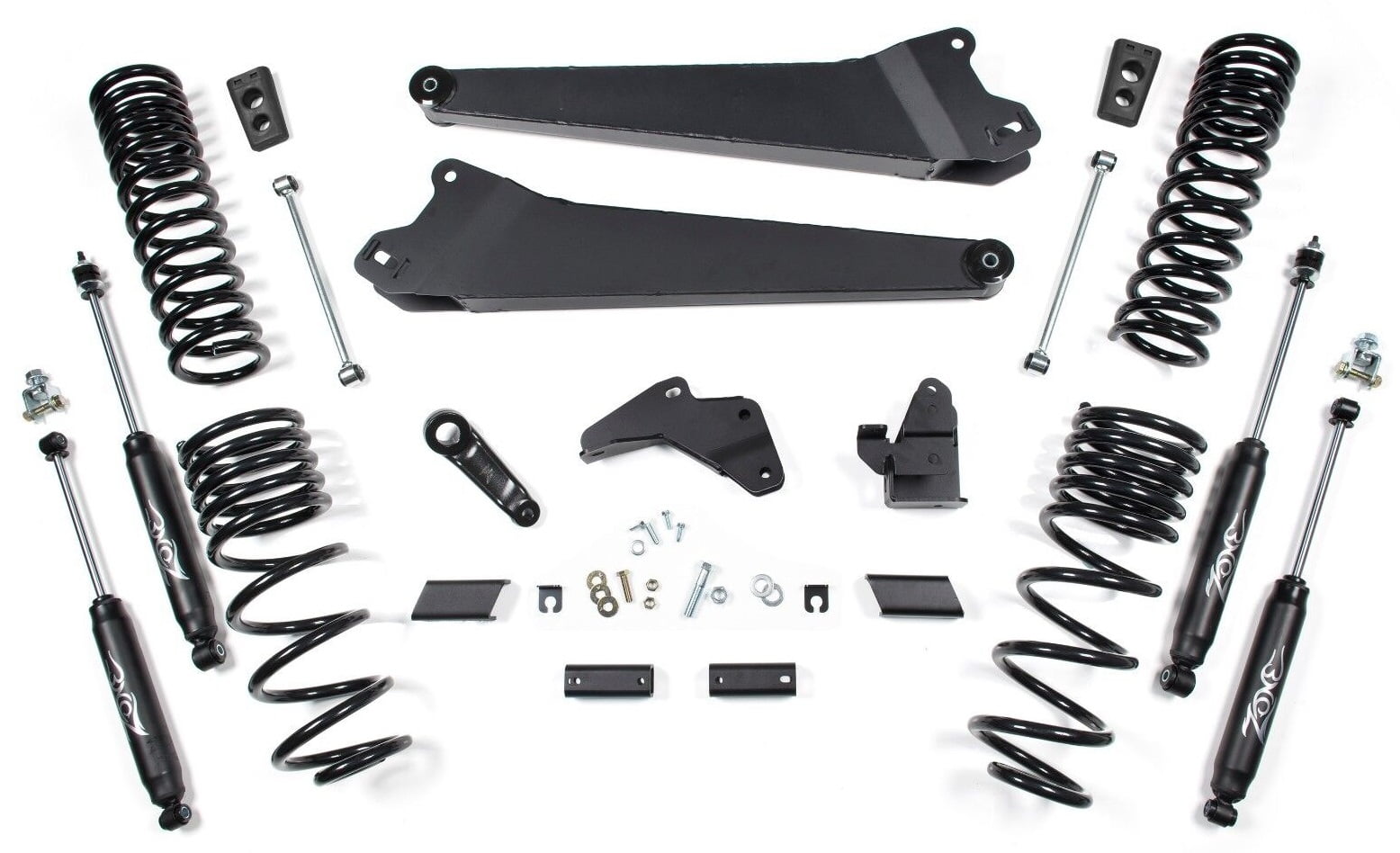 Zone Offroad 6.5" Radius Arm Lift Kit With Nitro Shocks,Fits 2014-2018 Ram 2500 - Walmart.com