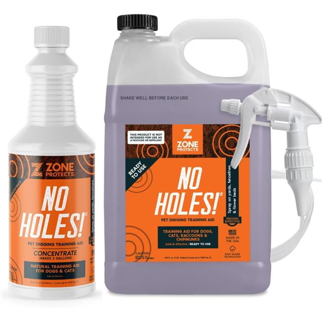 Zone Protects No Holes! Dog Digging Prevention Spray Concentrate ...