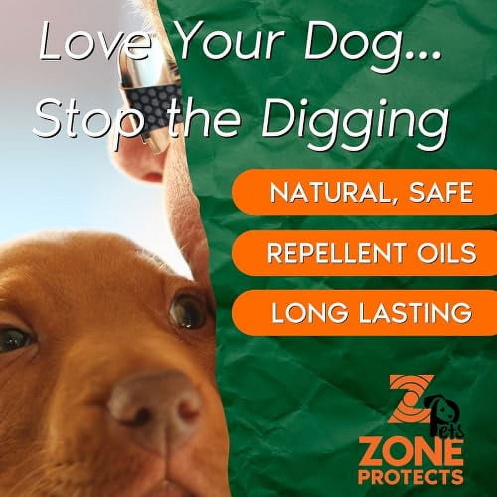 Zone Protects No Holes Digging Dog Prevention – (2) Concentrate Bundle ...