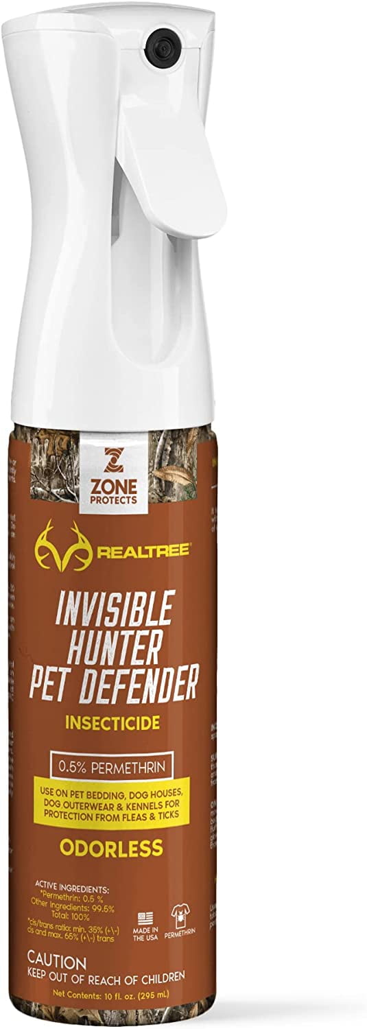 Zone Realtree Invisible Hunter Pet Defender Permethrin Insecticide ...