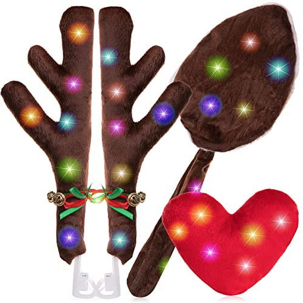 Zone Tech Reindeer Car Decoration Kit - Holiday Automotive Exterior ...