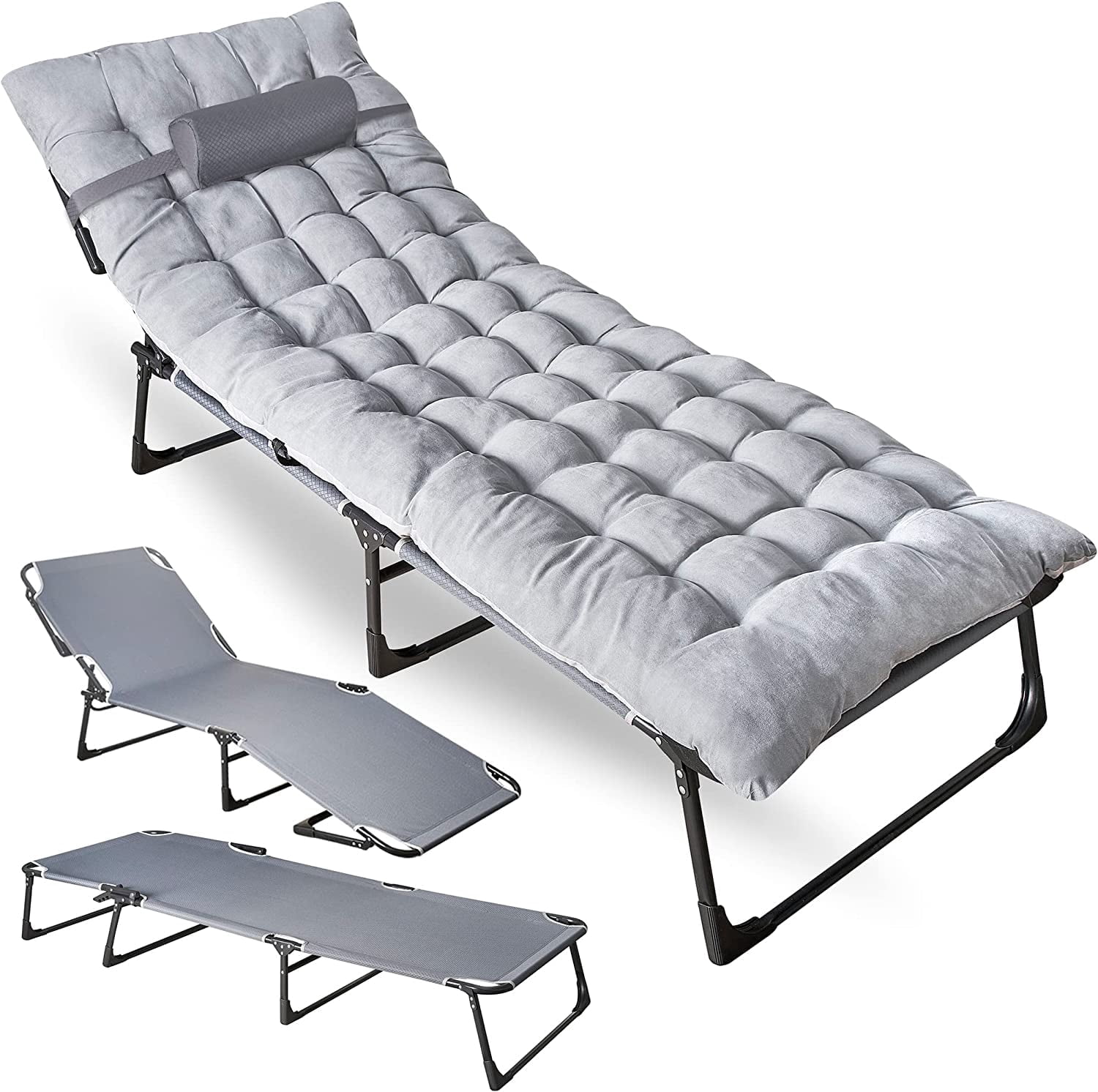 Zone Tech Foldable, Comfortable, Large, Heavy Duty Hiking Camping Cot ...