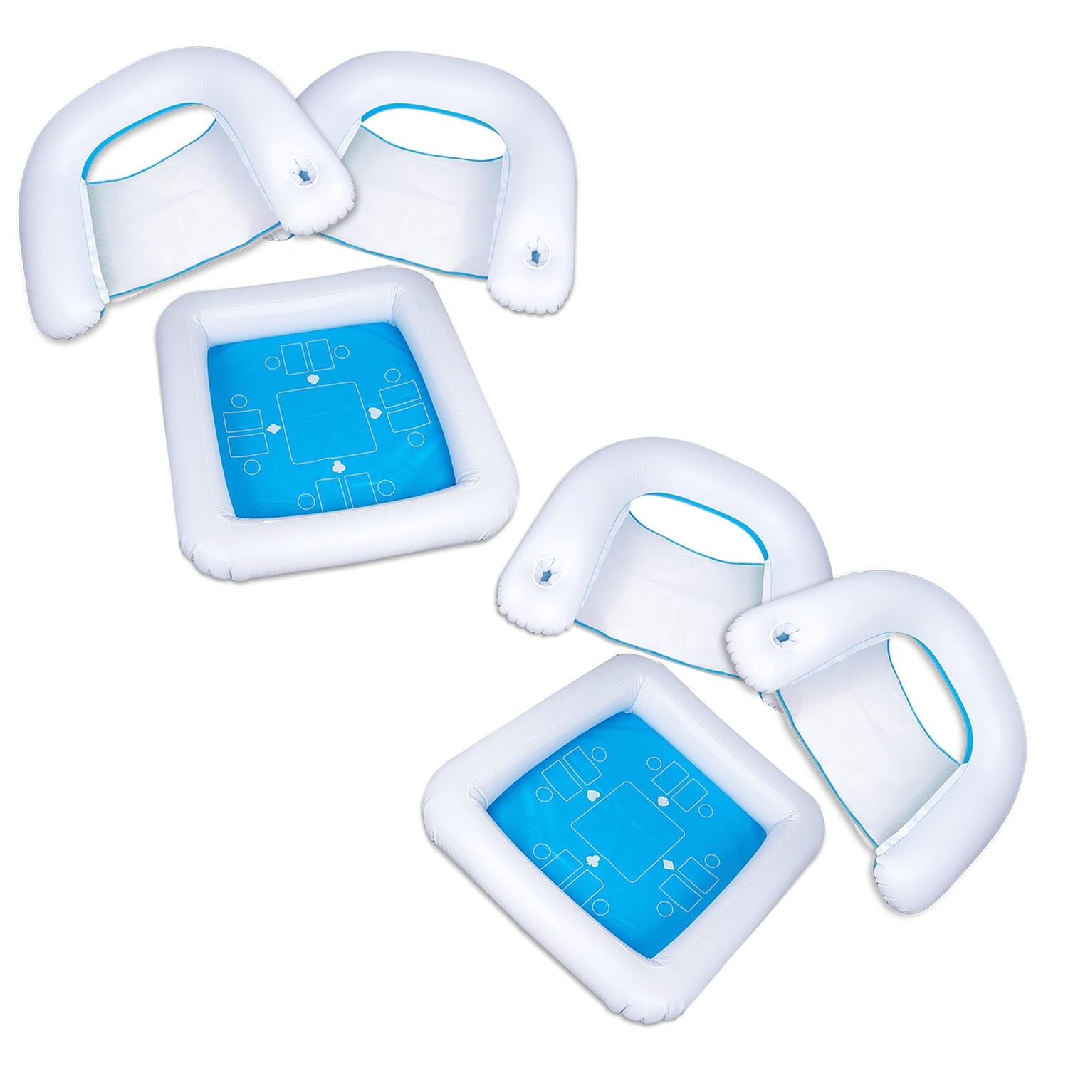 Zone Tech Game Station Set with Waterproof Playing Cards for Pool or ...