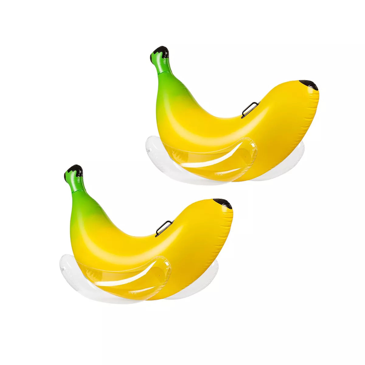 Zone Tech Inflatable Banana Shaped Pool Float Rocker and Lounge 1-2 ...