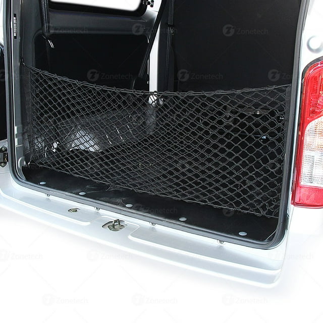 Zone Tech Large Pocket Mesh Storage Net - Black Mesh Large Pocket Trunk ...