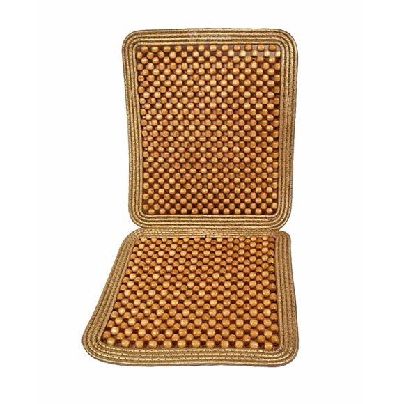 Wood Beaded Seat Cushion