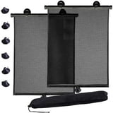"Zone Tech Portable Roller Blinds Window Sun Shades - UV and Heat ...