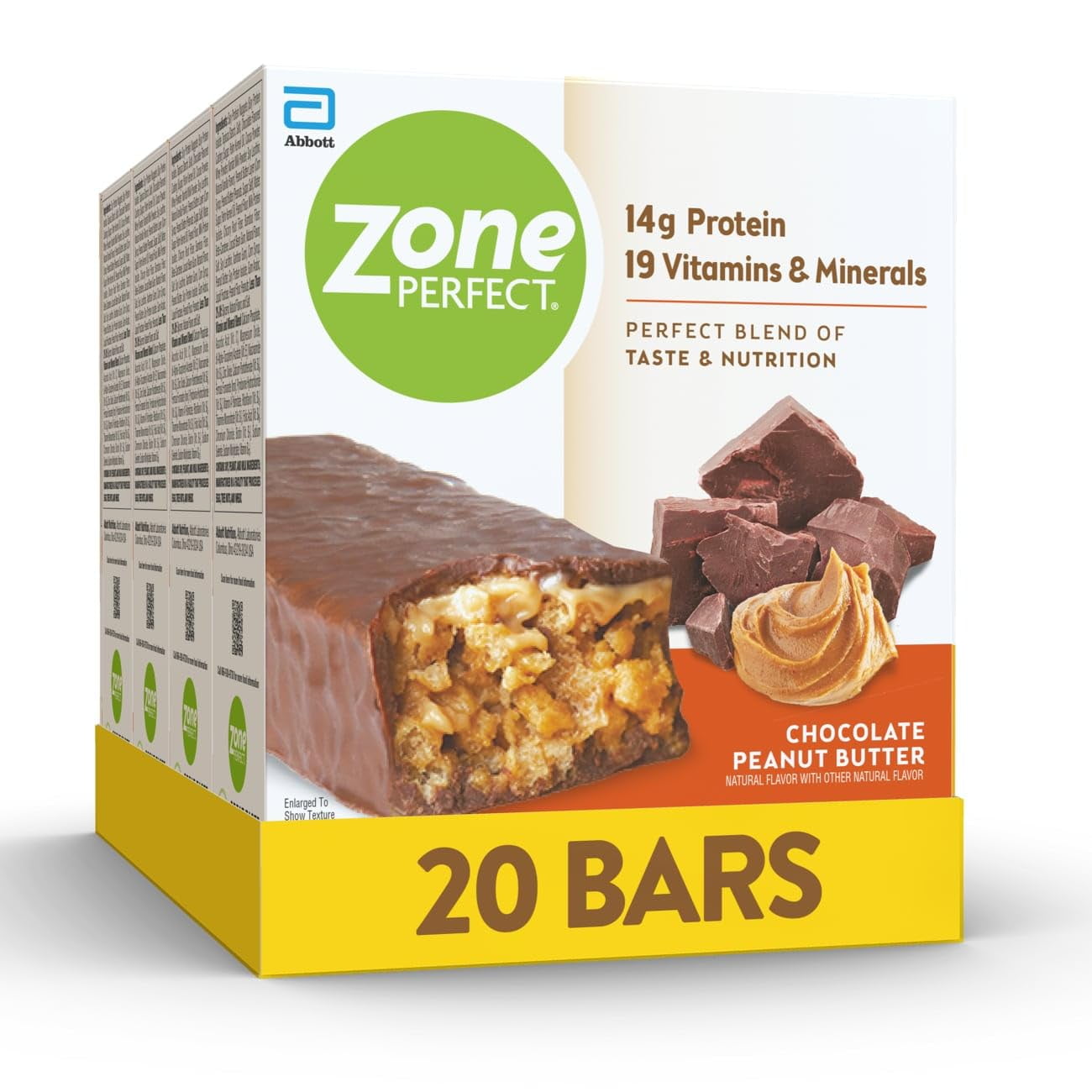 ZonePerfect Protein Bars, 14g Protein, 19 Vitamins & Minerals ...