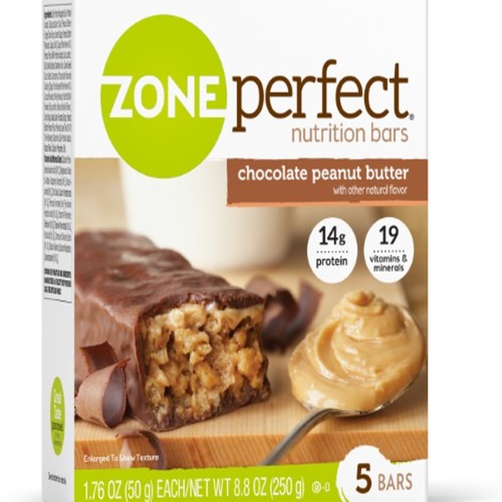 ZonePerfect Protein Bars, Chocolate Peanut Butter (Pack of 4) - Walmart.com