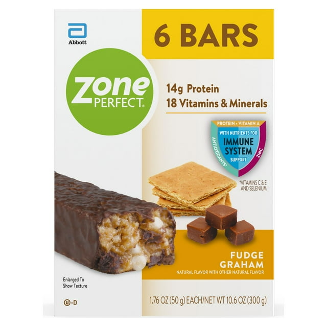 ZonePerfect Protein Bars | Fudge Graham | 6 Bars - Walmart.com