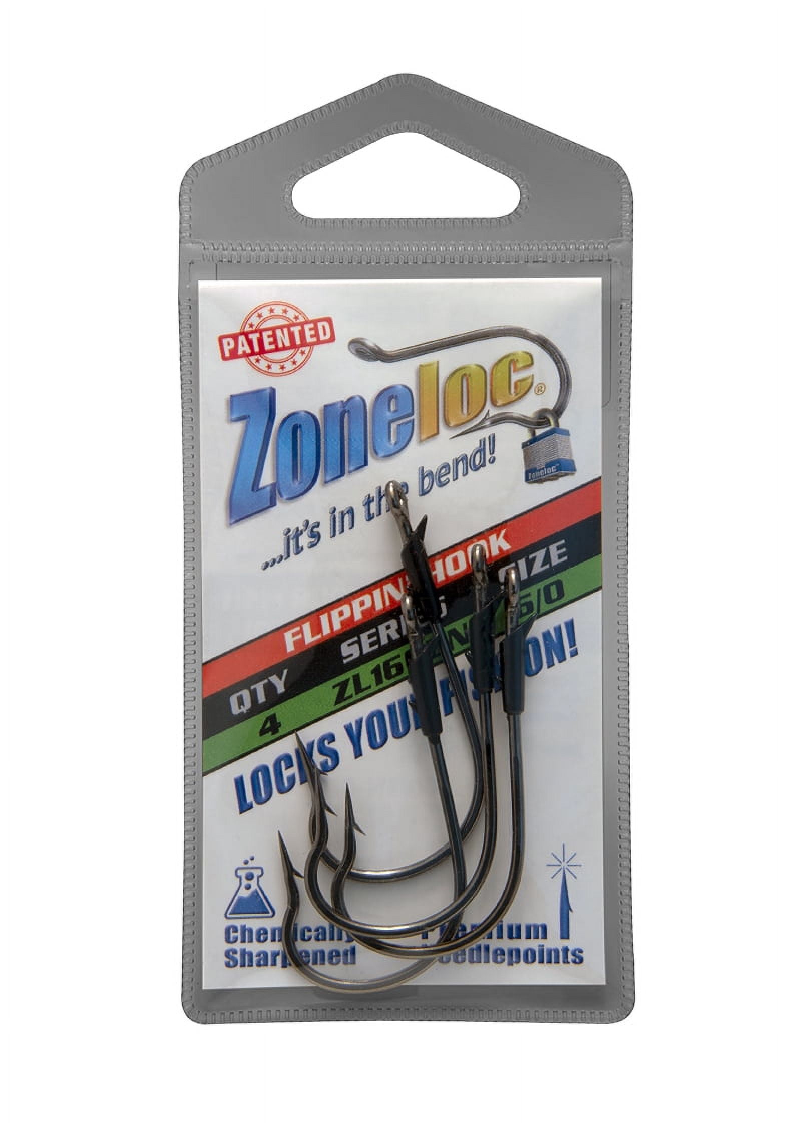 Zoneloc - Flippin' Hook - 4pc Black Nickel - Walmart.com