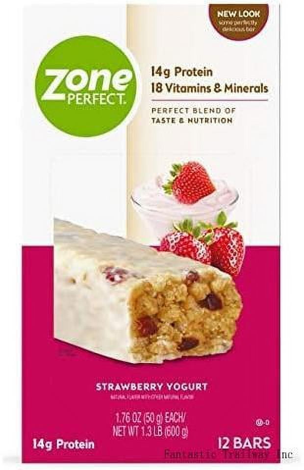 ZonePerfect Protein Bars, Strawberry Yogurt, High Protein, With ...