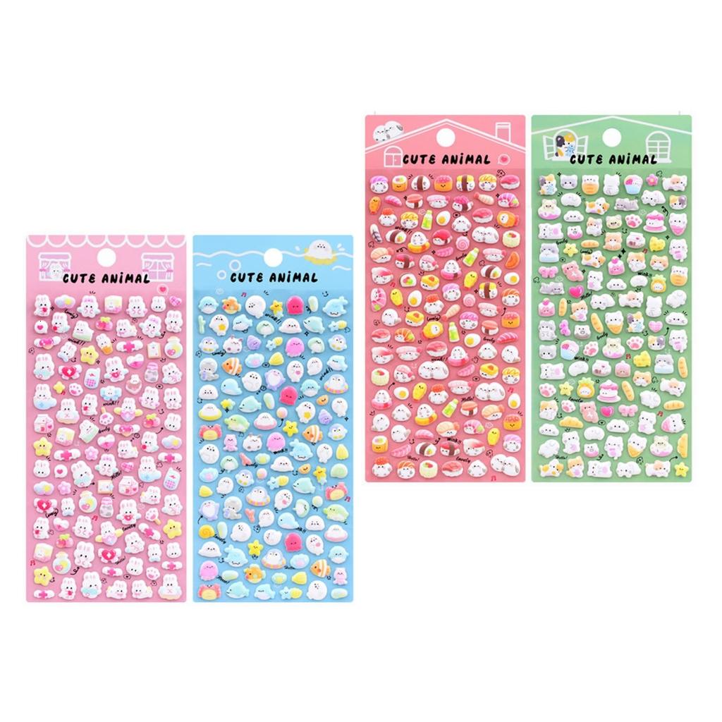 Zonest 3D Puffier Sticker Sheets Decorative Sticker Cute Small Sticker ...