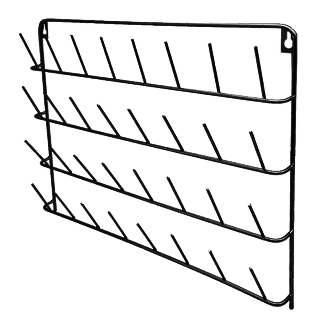 Zonest Elegant Sewing Thread Storage Rack Wall Mount Spool Thread ...
