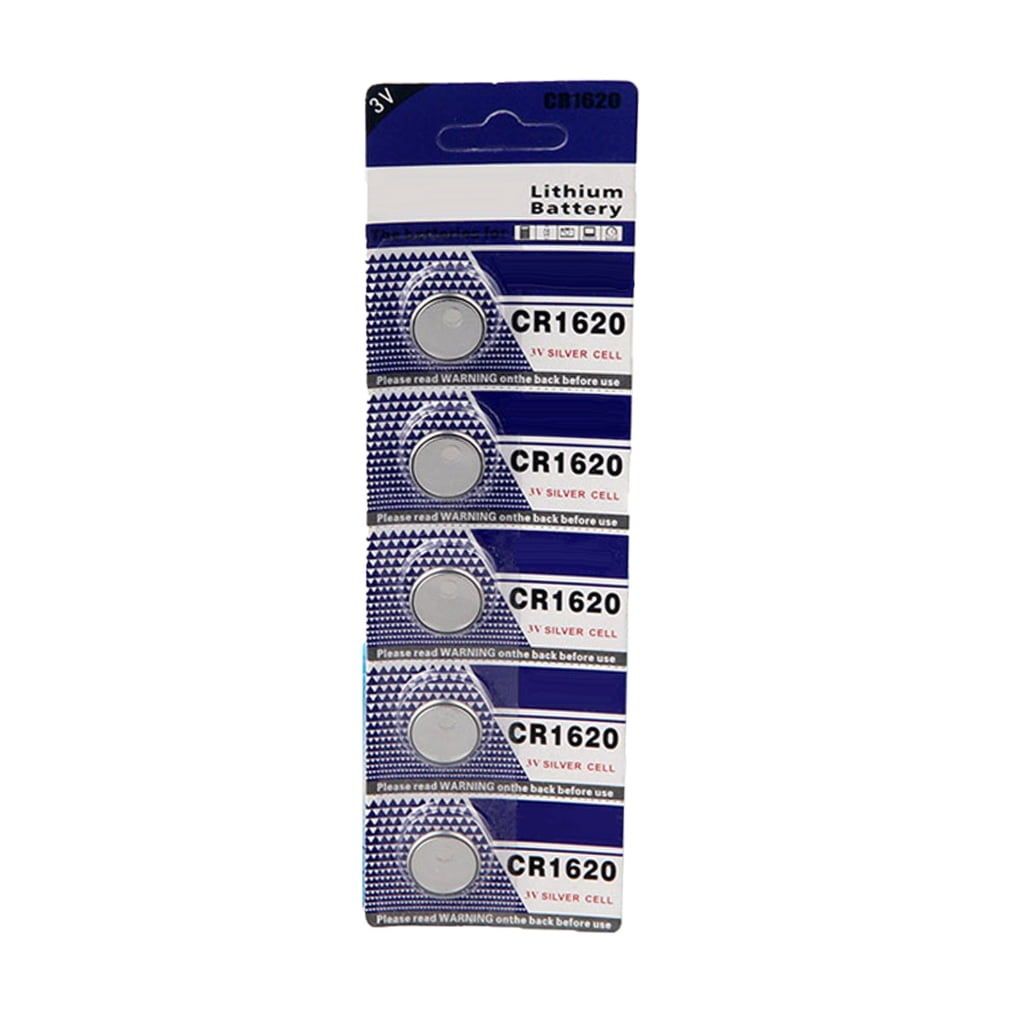 Zonest Reliable 3V CR1620 Lithium Battery Coin Cell Button Batteries ...