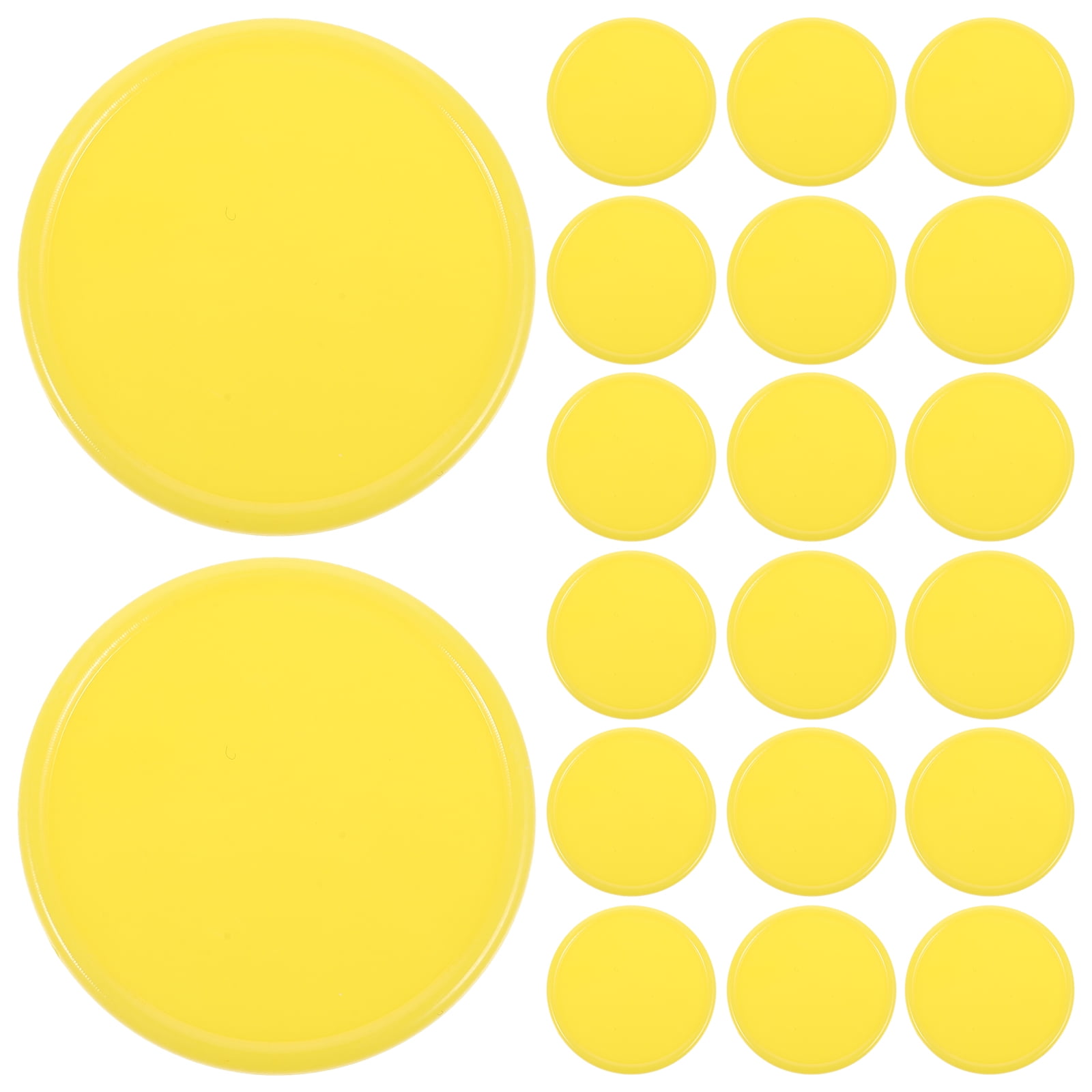 Zonh 100pcs Colored Round Chips Game Counting Poker Chip Children Blank ...