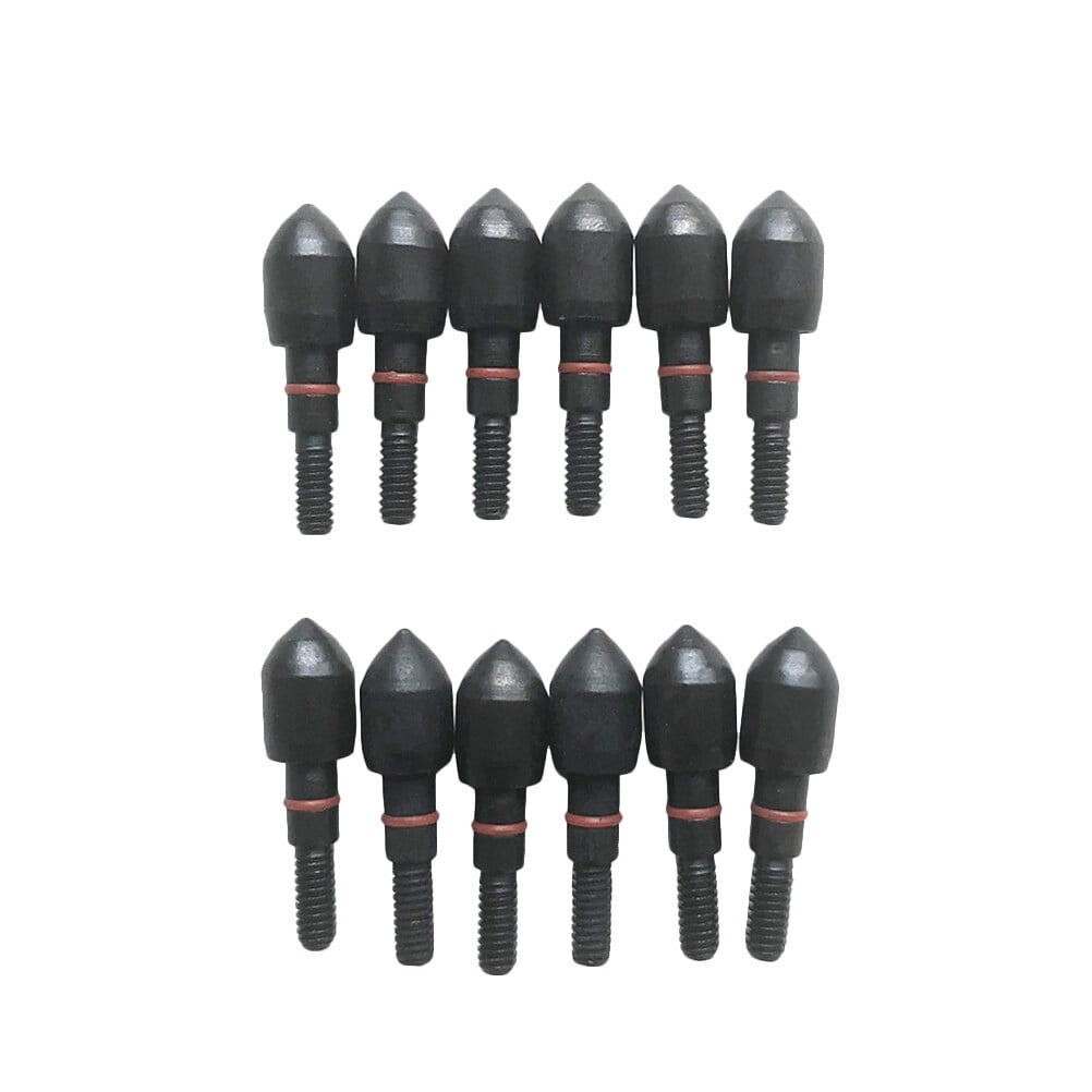 Zonh 12PCS 6.2mm Thread Broadheads 100 Grain Arrow Tips With Anti-slip ...