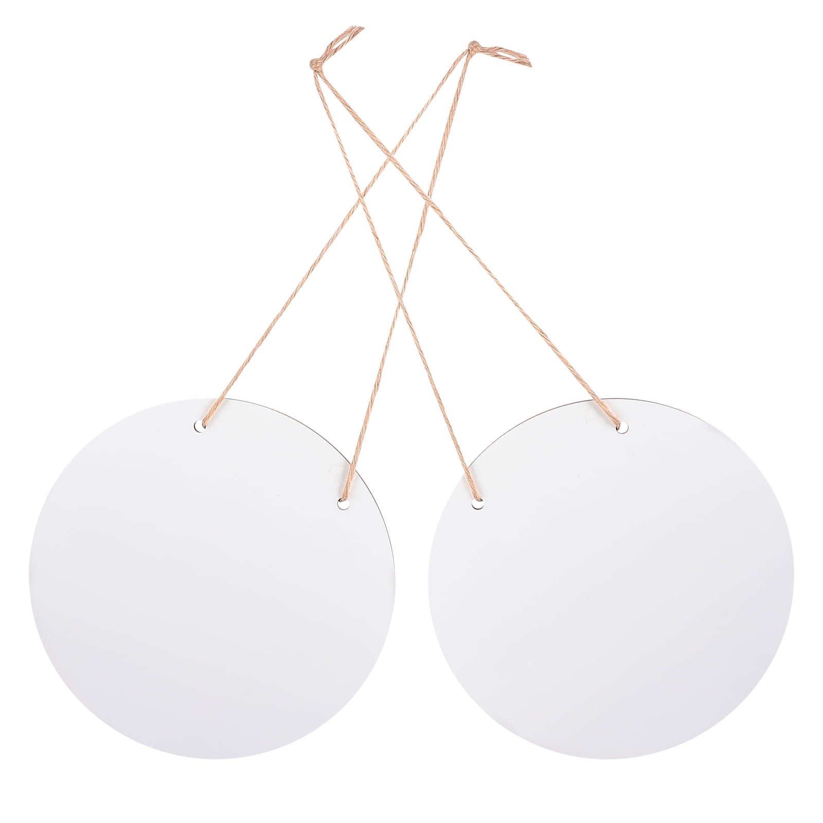 Zonh 2 Pcs Heat Transfer Door Hanger Sublimation Blanks Wood Signs ...