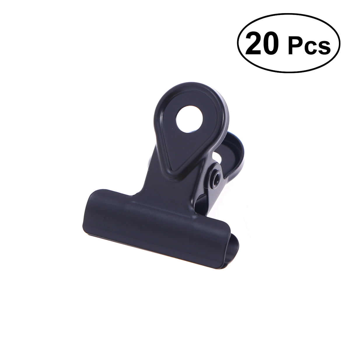 Zonh 20Pcs Metal Chip Bag Clips, 20MM, Black - Walmart.com