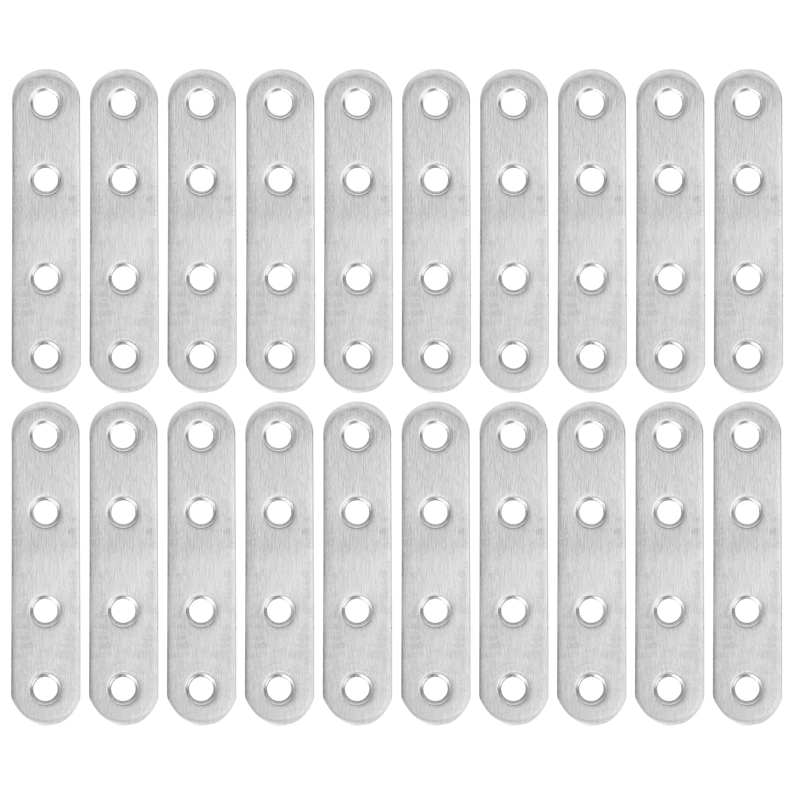 Zonh 20Pcs Stainless Steel Flat Plate Shelf Brackets - Walmart.com