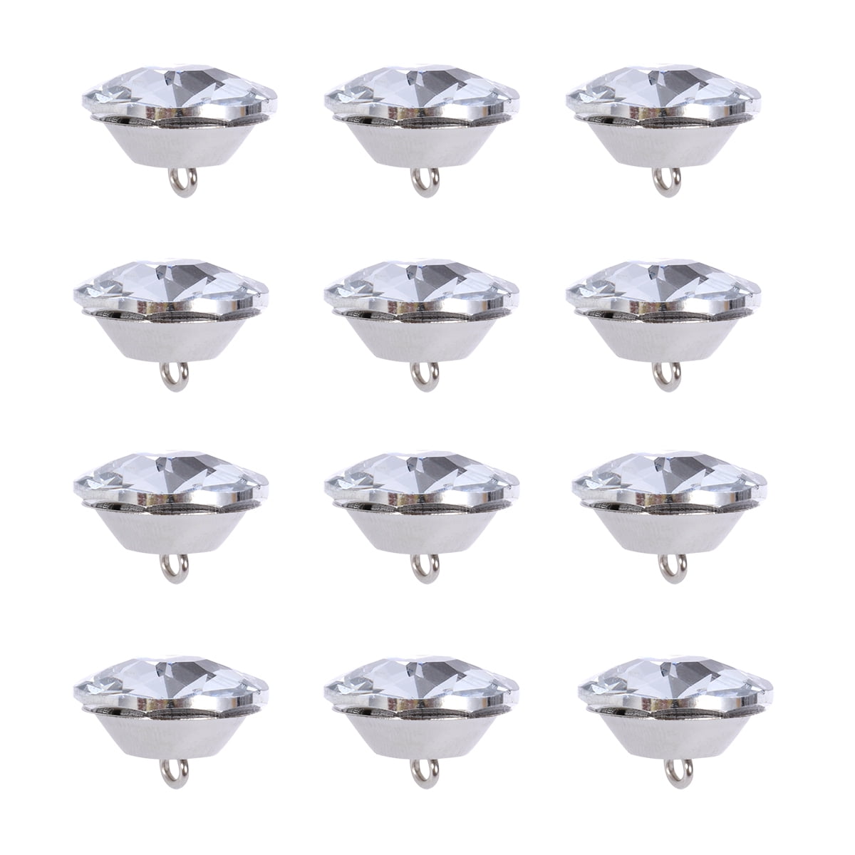 Zonh 20pcs Diamond Crystal Tufting Buttons for DIY Projects (25mm ...