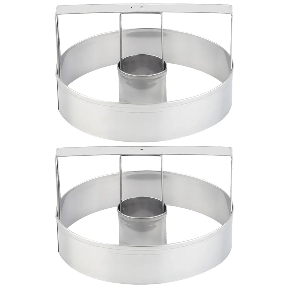 Zonh Stainless Steel Round Cookie Cutter, 3.14x2.2in Baking Mold ...