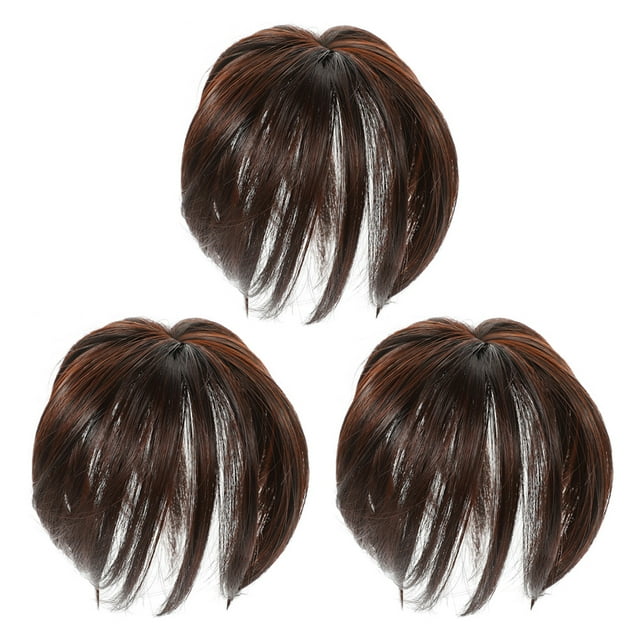 Zonh 3pcs Wigs Women Hairpiece Human Hair Toppers Wiglets Hairpiece for ...