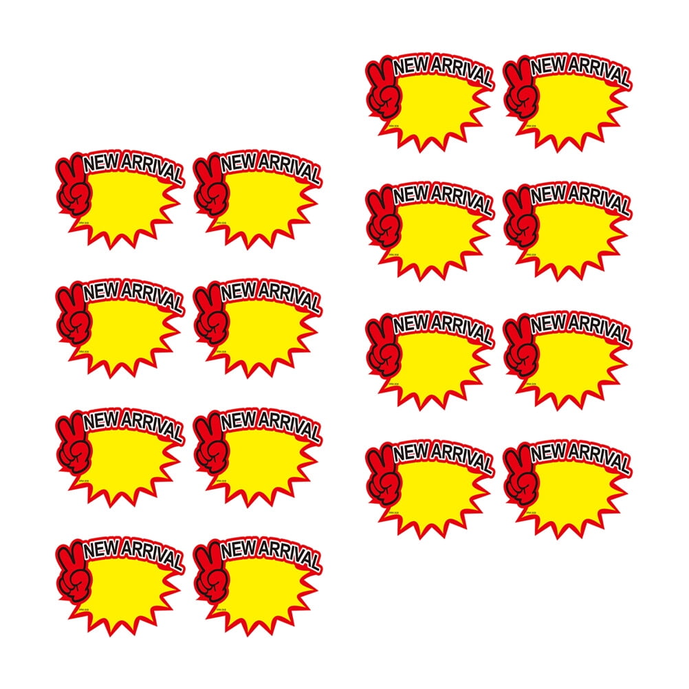Zonh 50 Blank Star Burst Signs for Retail Store Promotion - Walmart.com