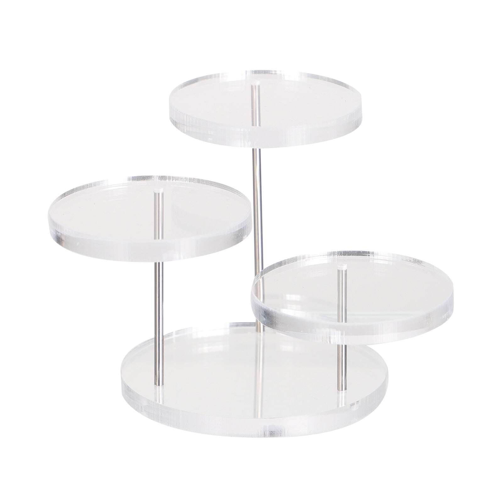 Zonh Acrylic Jewelry Display Stand - 3 Tier Rotating Storage Tower ...