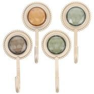 iDesign York Lyra Over-the-Door 5-Hook Rack, Chrome Silver - Walmart.com