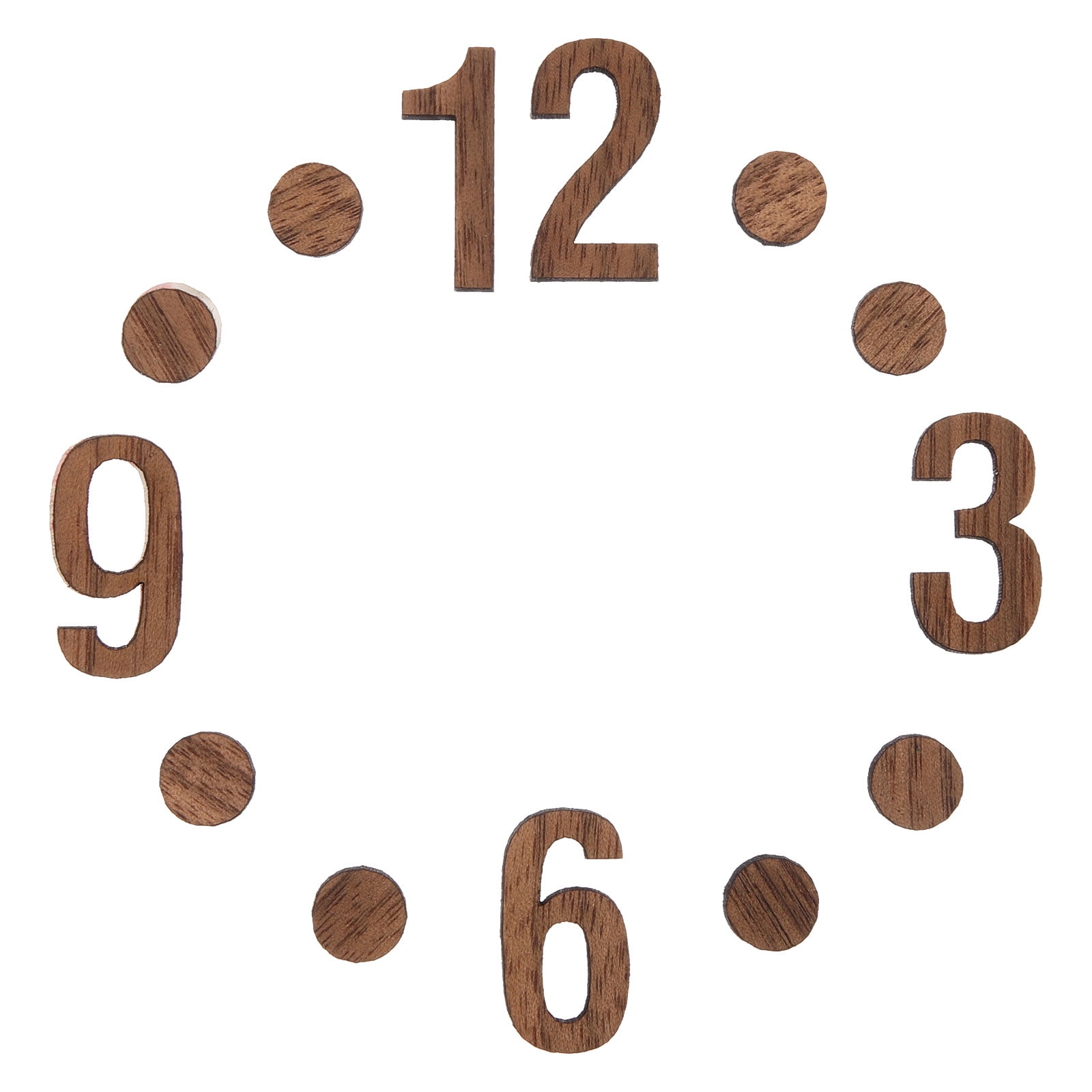 Zonhebin 1 Set of Clock Wooden Numbers DIY Digital Clock Numbers ...